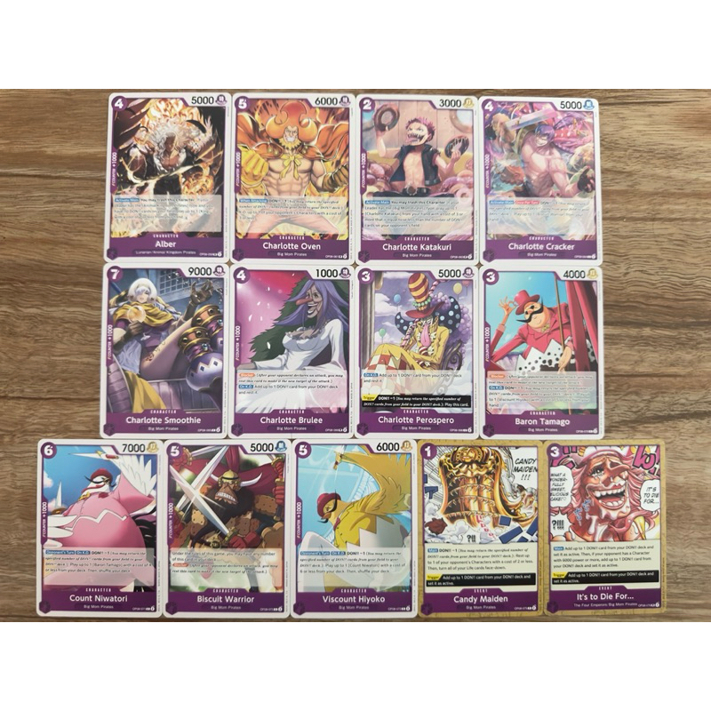 [Chính hãng] Thẻ bài One piece TCG bản Tiếng Anh loại U, UC màu tím (OP08) | Shopee Việt Nam