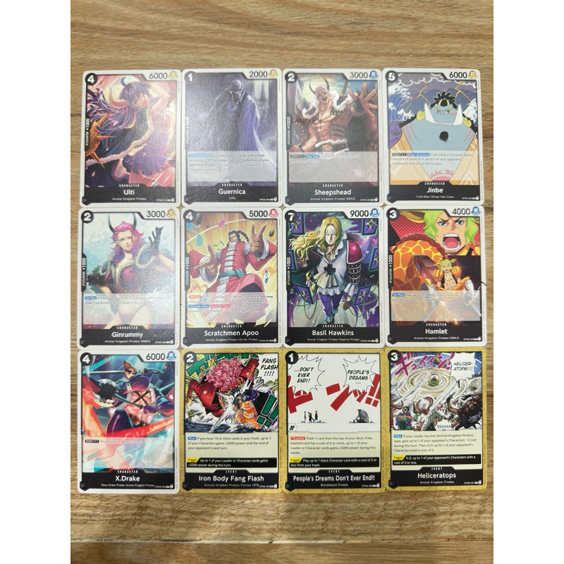 [Chính hãng] Thẻ bài One piece TCG bản Tiếng Anh loại U, UC màu đen (OP08) | Shopee Việt Nam