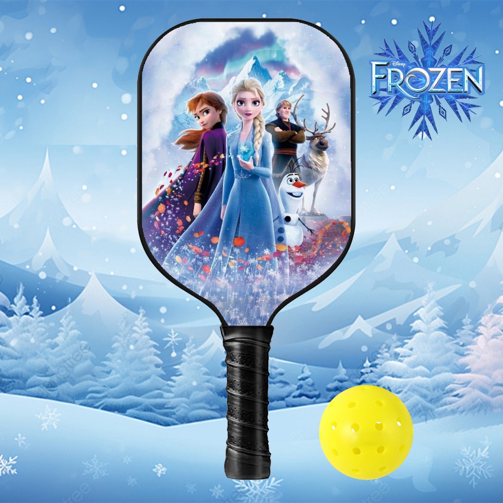 Vợt pickleball Disney Frozen công chúa Elsa trẻ em, người lớn chơi bóng ...