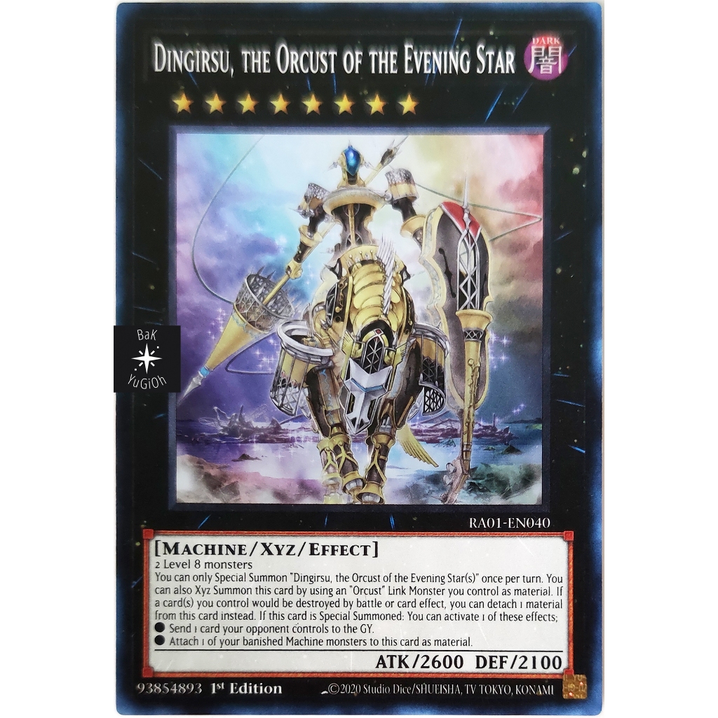 [BaK Yu-Gi-Oh!] [Thẻ Bài Chính Hãng] Dingirsu, the Orcust of the Evening Star |EN+AE| Super Rare ...