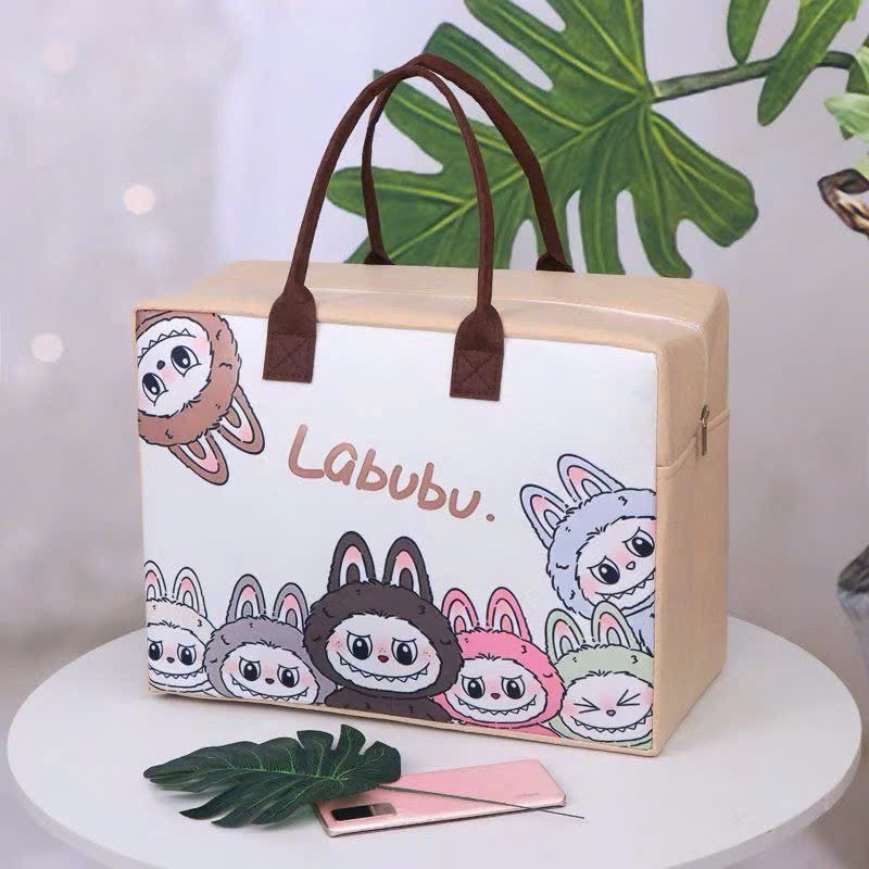 Túi nỉ đựng đồ hình labubu,túi đa năng mẫu mới 2024 | Shopee Việt Nam