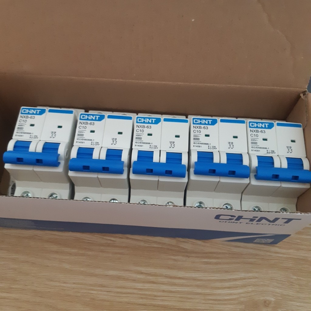 Aptomat MCB Chint 2 pha NXB 63, 6A, 10A, 16A, 20A, 25A, 32A, 40A, 50A, 63A | Shopee Việt Nam