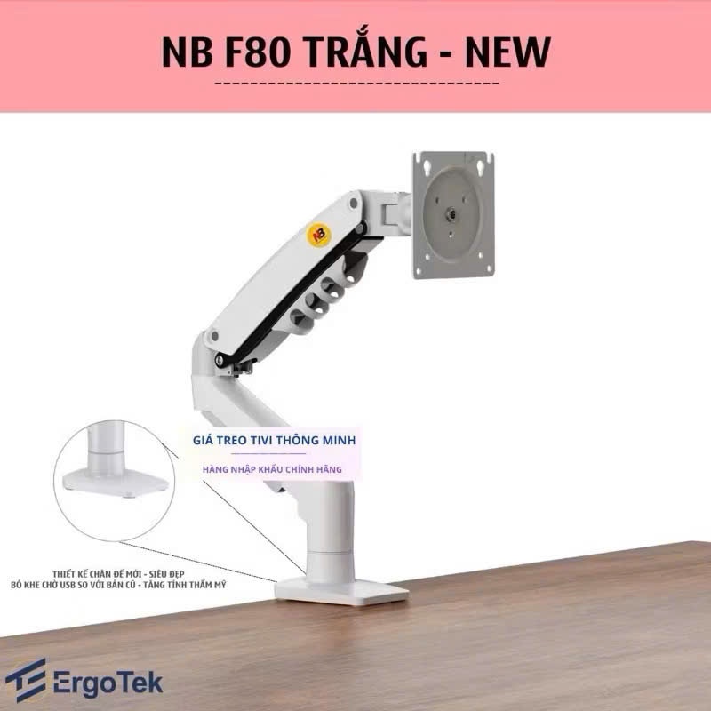 COMBO NB F80 + FP2 10 - 17 inch XÁM / TRẮNG NEW - GIÁ ĐỠ LAPTOP ...