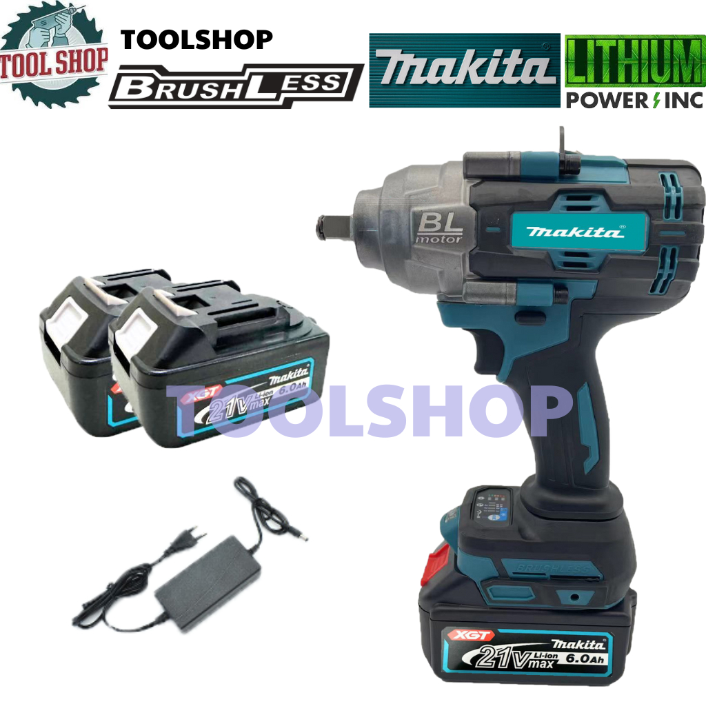 Máy siết bulong MAKITA 21V, động cơ không chổi than, siết bulong cực khỏe, lực siết khủng 1200N ...