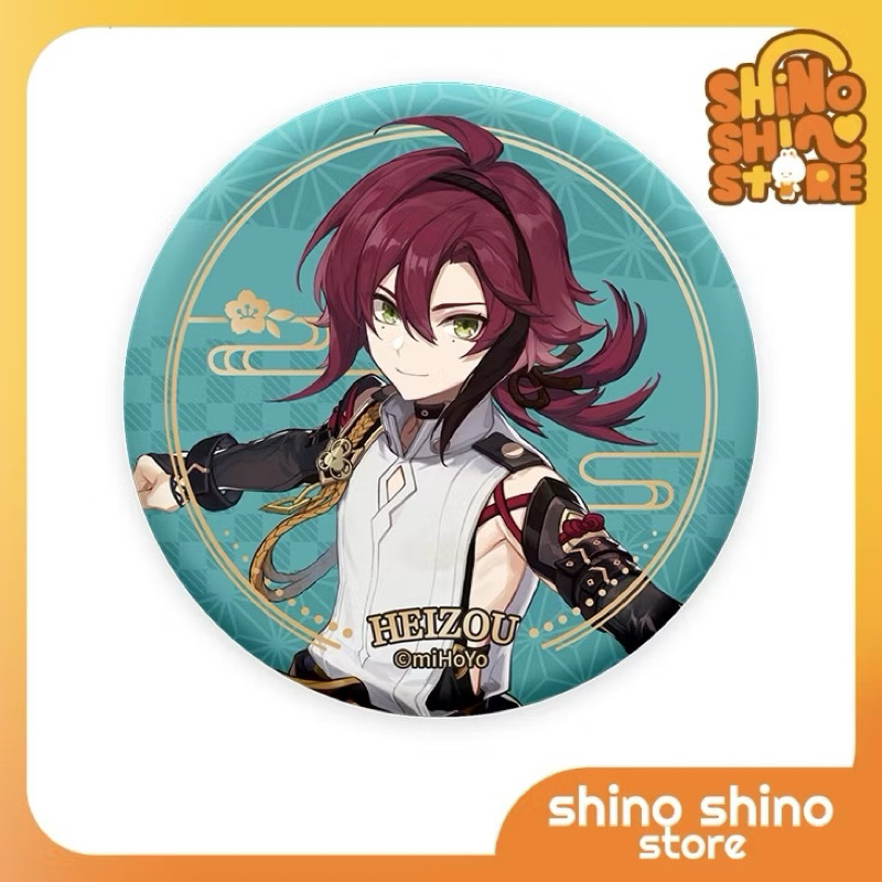 [có sẵn] huy hiệu tròn HEIZO chính hãng từ genshin official shop ...