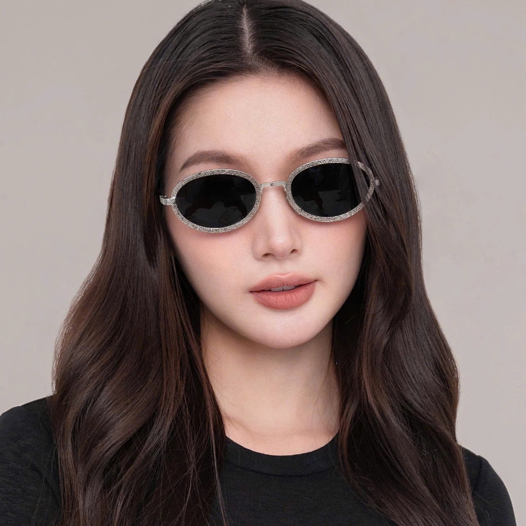 Mắt Kính Mát Thời Trang Chụp Áo Dài Form Oval Kính Râm Chống Nắng Du ...