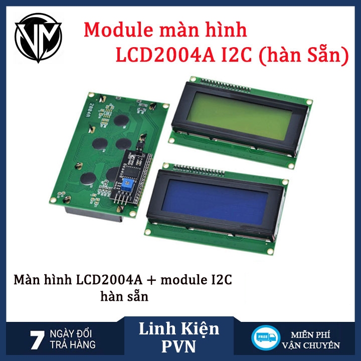 Màn hình LCD 2004 kèm module I2C (Hàn sẵn) | Shopee Việt Nam