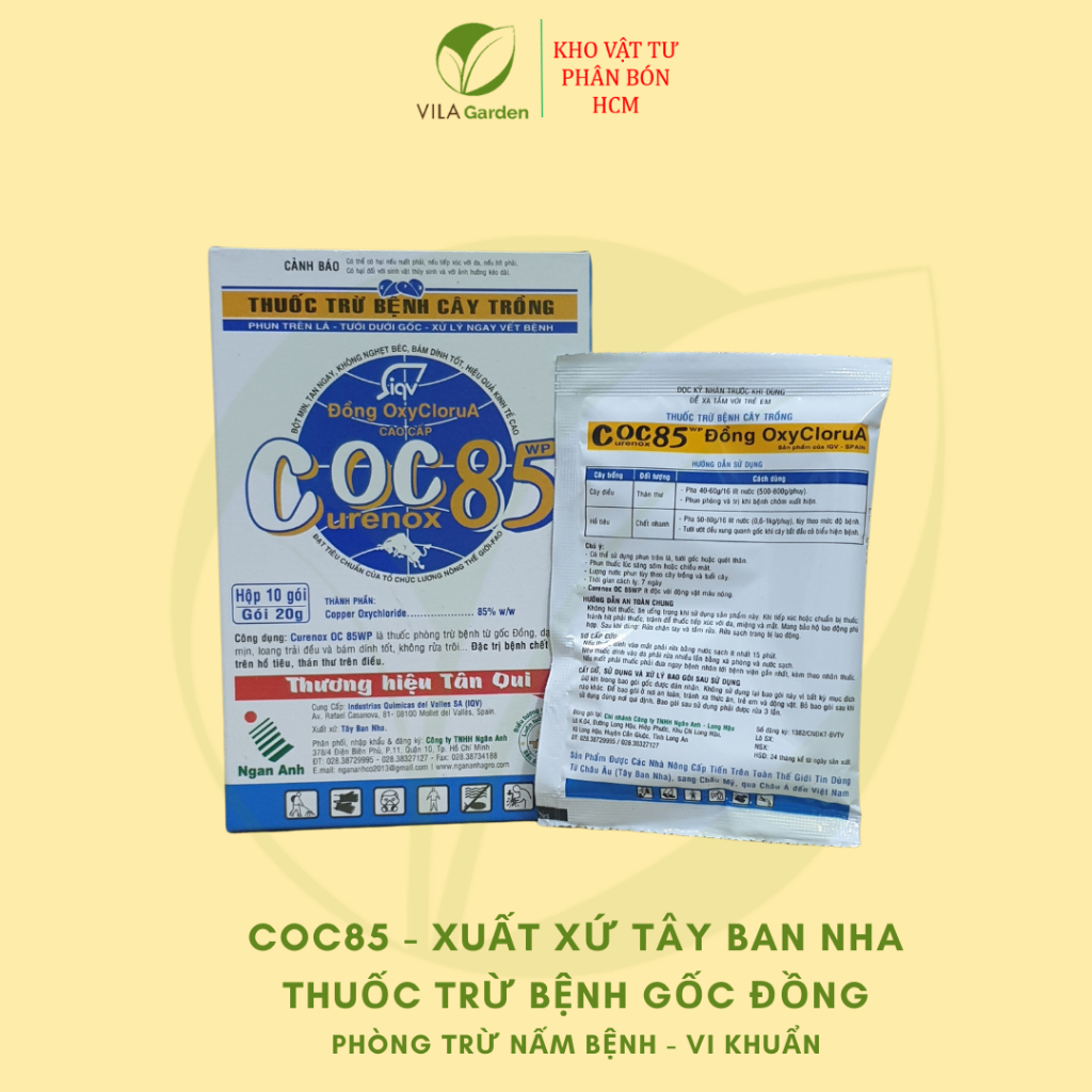 Thuốc Trừ Bệnh Coc85 WP (Gói 20g), thuốc trừ bệnh gốc đồng coc 85 (VILA ...