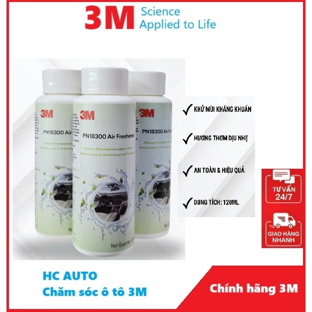 Chai Khử mùi xông khói khử khuẩn 3M 18300 dung tích 120ml | Shopee Việt Nam