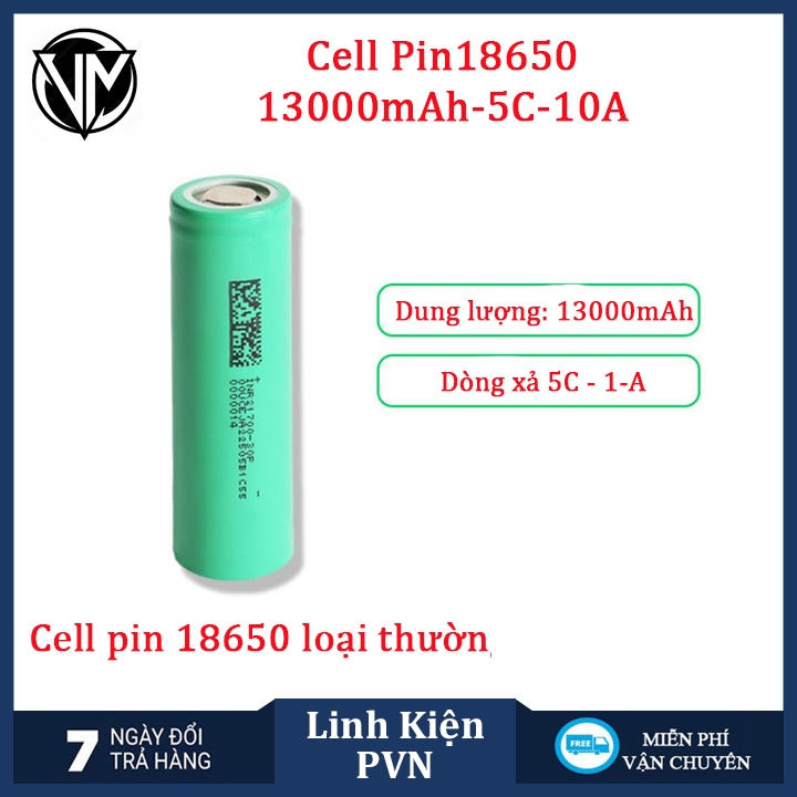 Cell Pin18650 1300mAh Xả 5C-10A - Hàng New 100% | Shopee Việt Nam