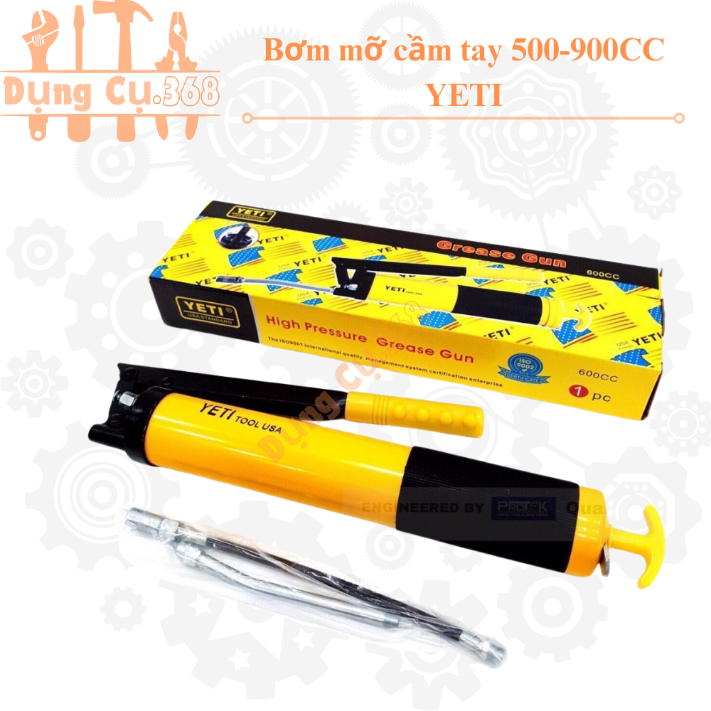 Bơm mỡ tay YETI ( mỡ nhồi) 500cc, 600cc, 900cc tặng găng bảo hộ | Shopee Việt Nam