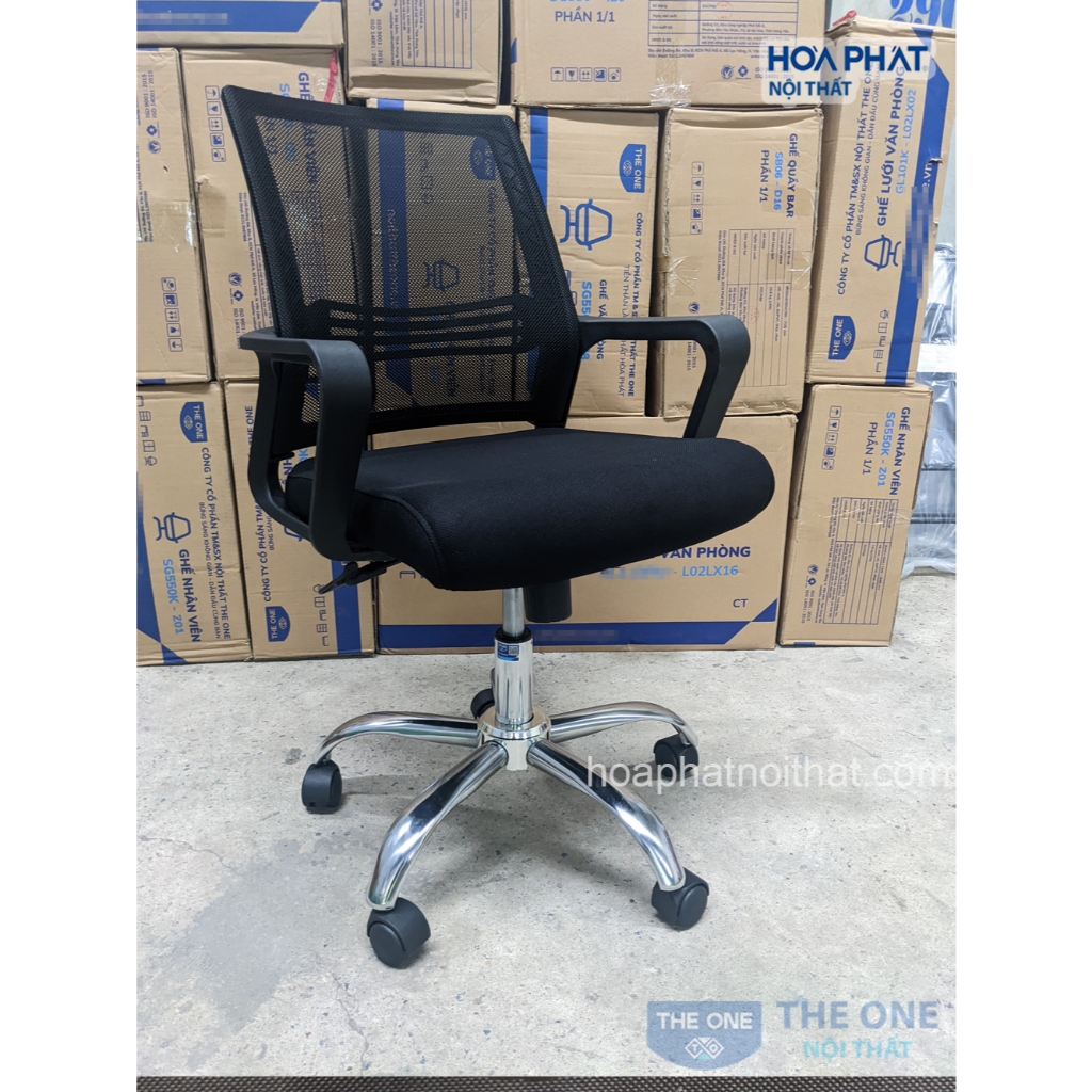 Ghế lưới GL119 chân thép mạ của Nội Thất The One ( Nội Thất Hòa Phát ...