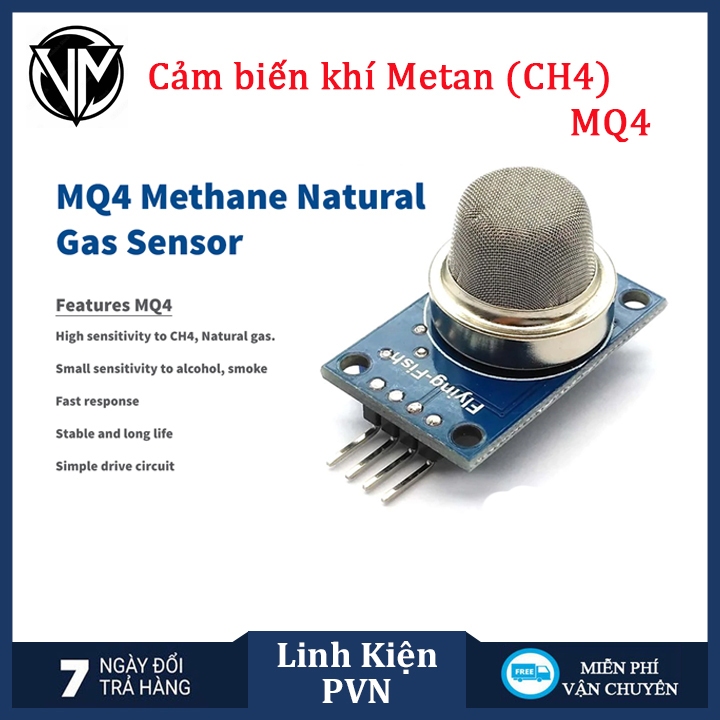 Mạch Cảm Biến Khí Metan MQ4 - Module Cảm Biến Khí Metan MQ4 | Shopee ...