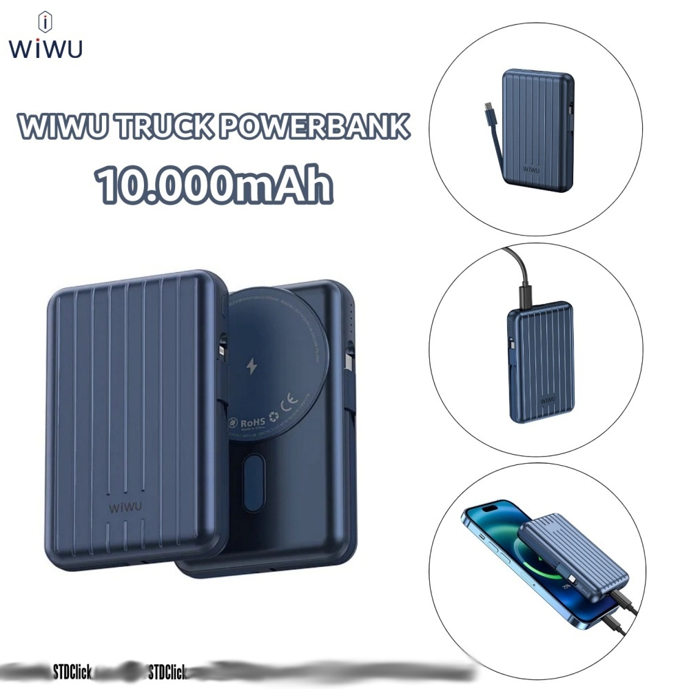 PIN SẠC DỰ PHÒNG WIWU TRUNK CHÍNH HÃNG 10.000MAH - 20.000MAH HỔ TRỢ SẠC KHÔNG DÂY NAM CHÂM 15W ...