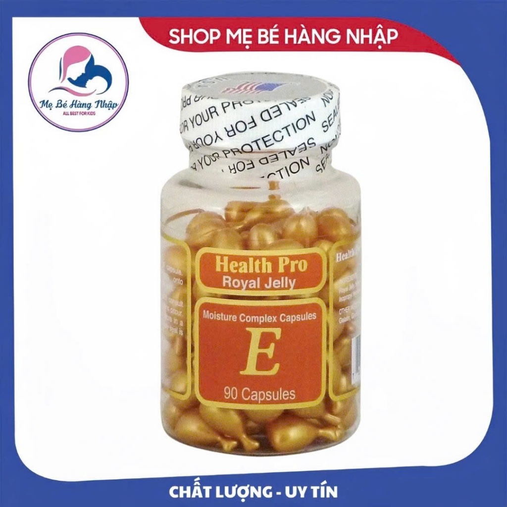 Health Pro Royal Jelly - Vitamin E (Serum Vitamin E 90 Viên) | Shopee ...