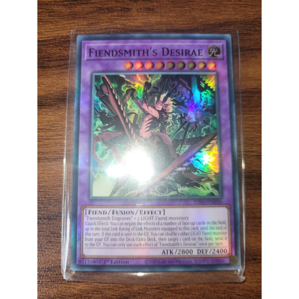 Thẻ bài Yugioh - TCG (UK) - Fiendsmith's Desirae - INFO-EN036 - Super ...