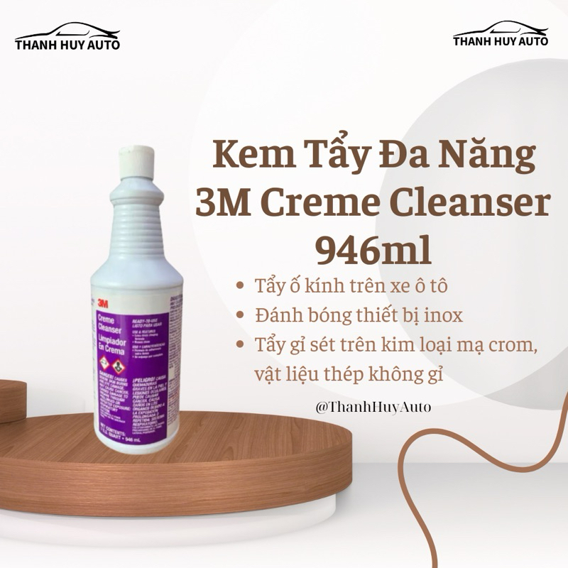 Dung dịch tẩy ố kính, cặn canxi inox, kim loại 3M 93662 946ml | Shopee Việt Nam