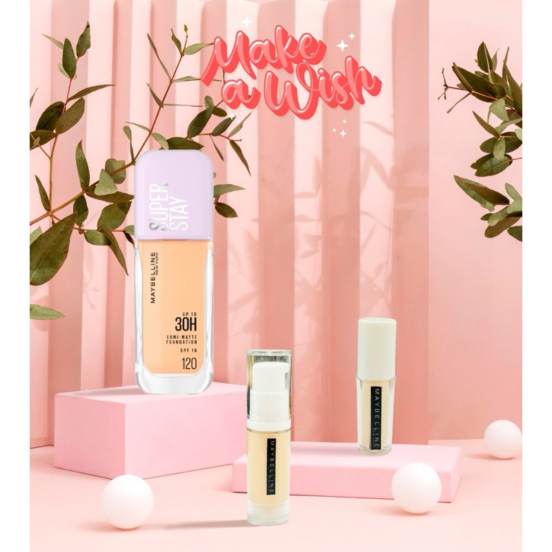 [CHIẾT] Kem nền MAYBELLINE SUPER STAY 30H LUMI MATTE FOUNDATION SPF16 ...