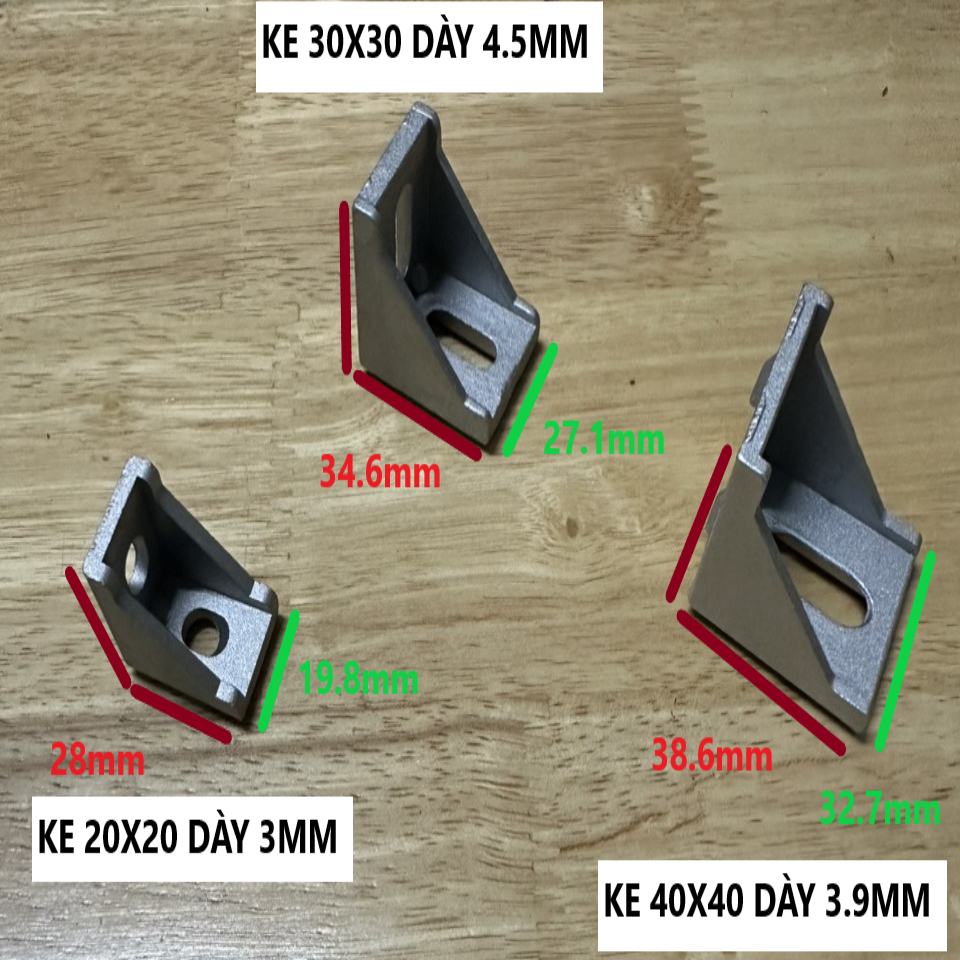 Ke góc vuông dùng cho nhôm định hình 2020, 3030, 4040 | Shopee Việt Nam