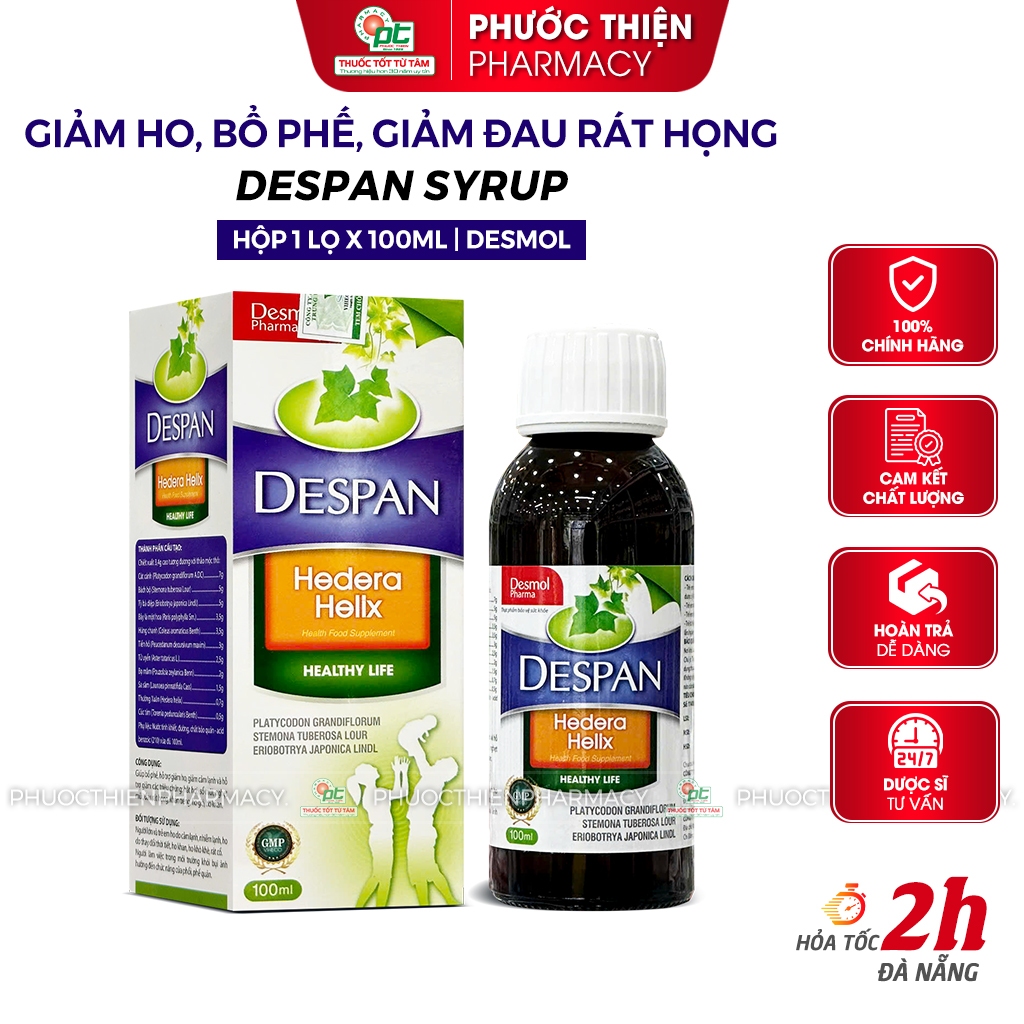 Siro ho cho bé và người lớn Despan, Hensun, Syrup Tomo Pro, Auropan HQ ...