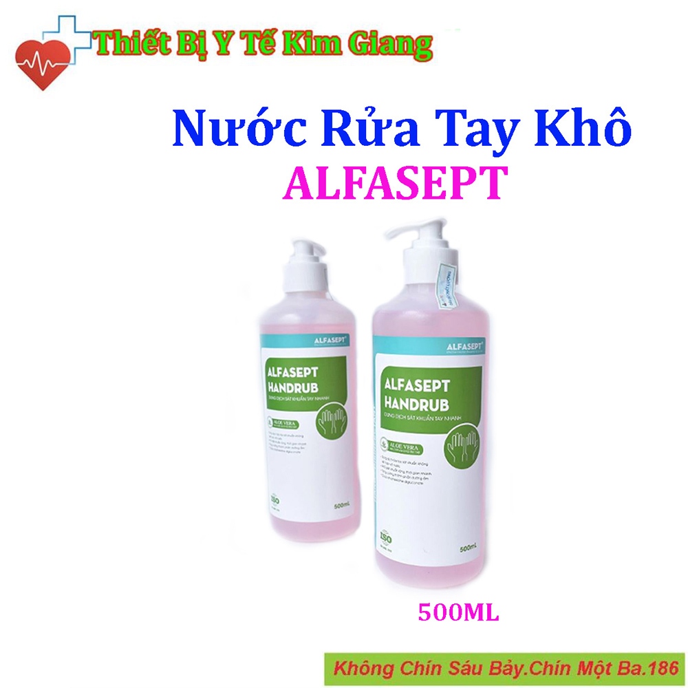 Nước Rửa Tay Sát Khuẩn ALFASEPT Tinh Chất Nha Đam - Chai 500ml | Shopee ...