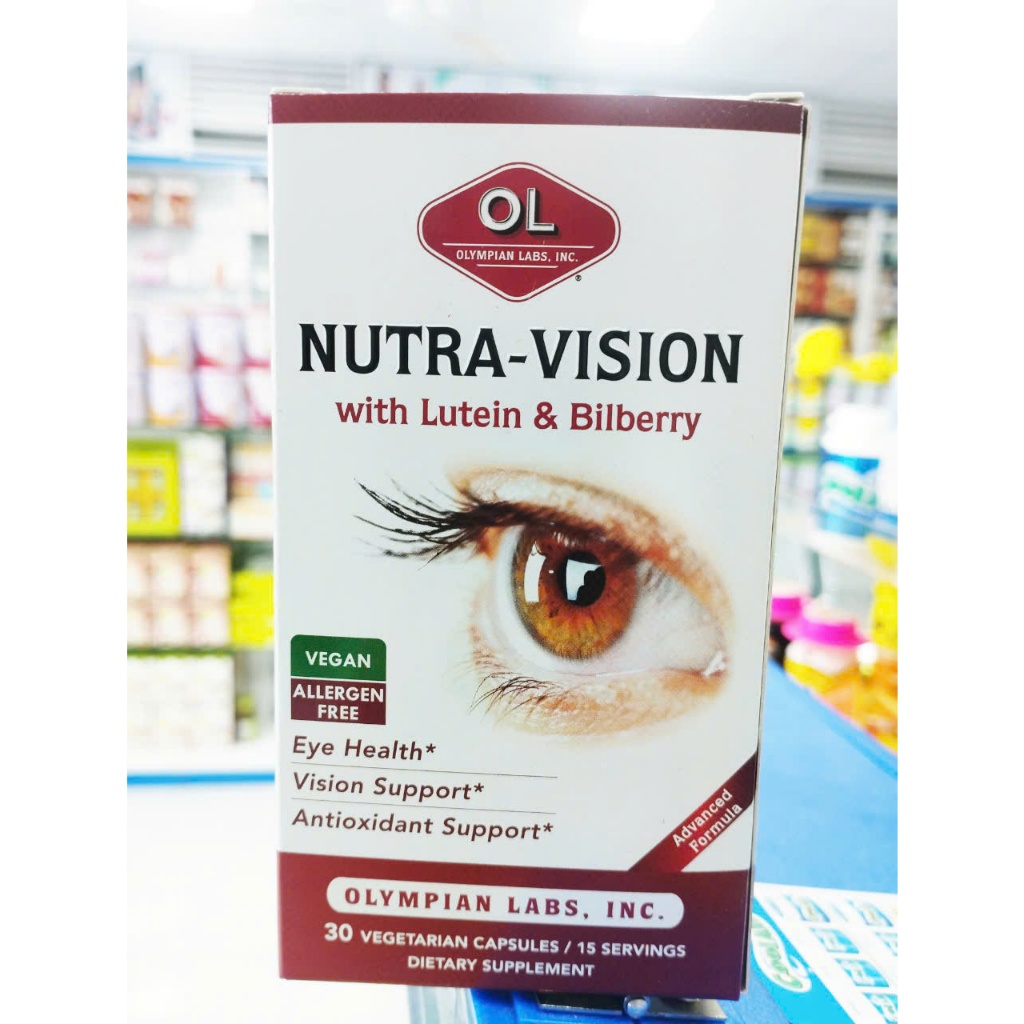 Viên Uống Bổ Mắt Nutra Vision Olympian labs Hộp 30viên - Hỗ Trợ Trẻ Hóa ...