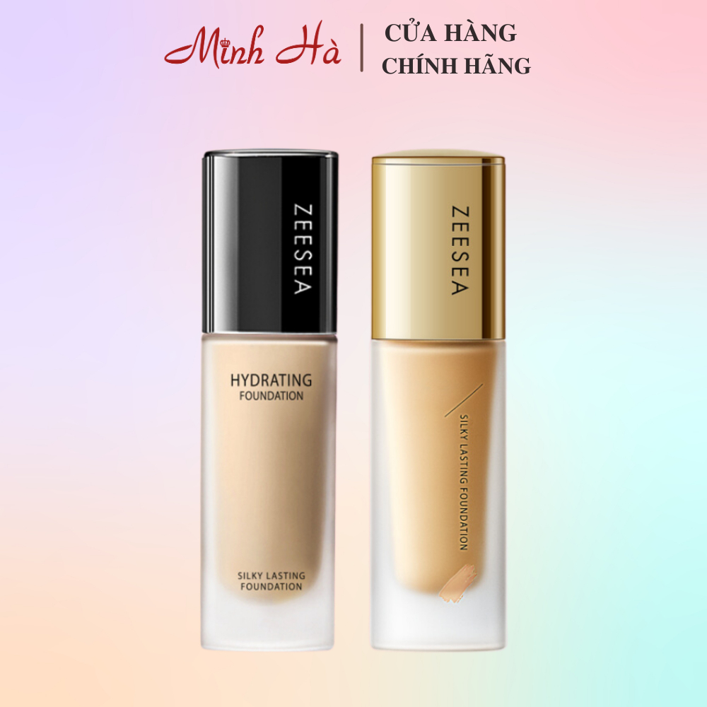 Kem nền Zeesea Hydrating foundation Matte foundation và Sliky lasting foundation 30ml dạng lỏng ...