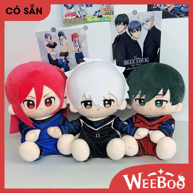 Búp bê nhân vật Nagi Seishiro & Chigiri Hyoma & Rin Itoshi 40cm - Blue ...