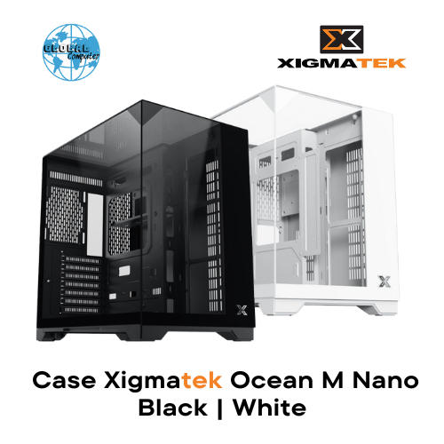 Vỏ case Xigmatek Ocean M Nano M-ATX | Black / White | Không kèm fan ...