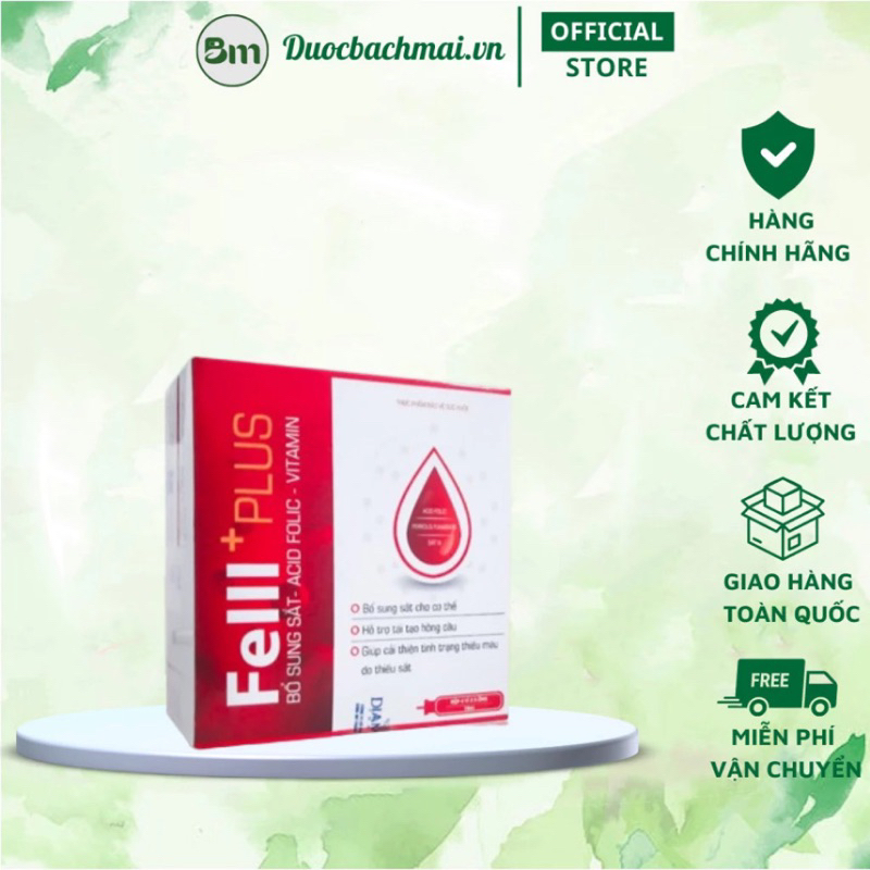 Fe III Plus – Viên Bổ Sung Sắt, Acid Folic, Vitamin Và Khoáng Chất Cho ...