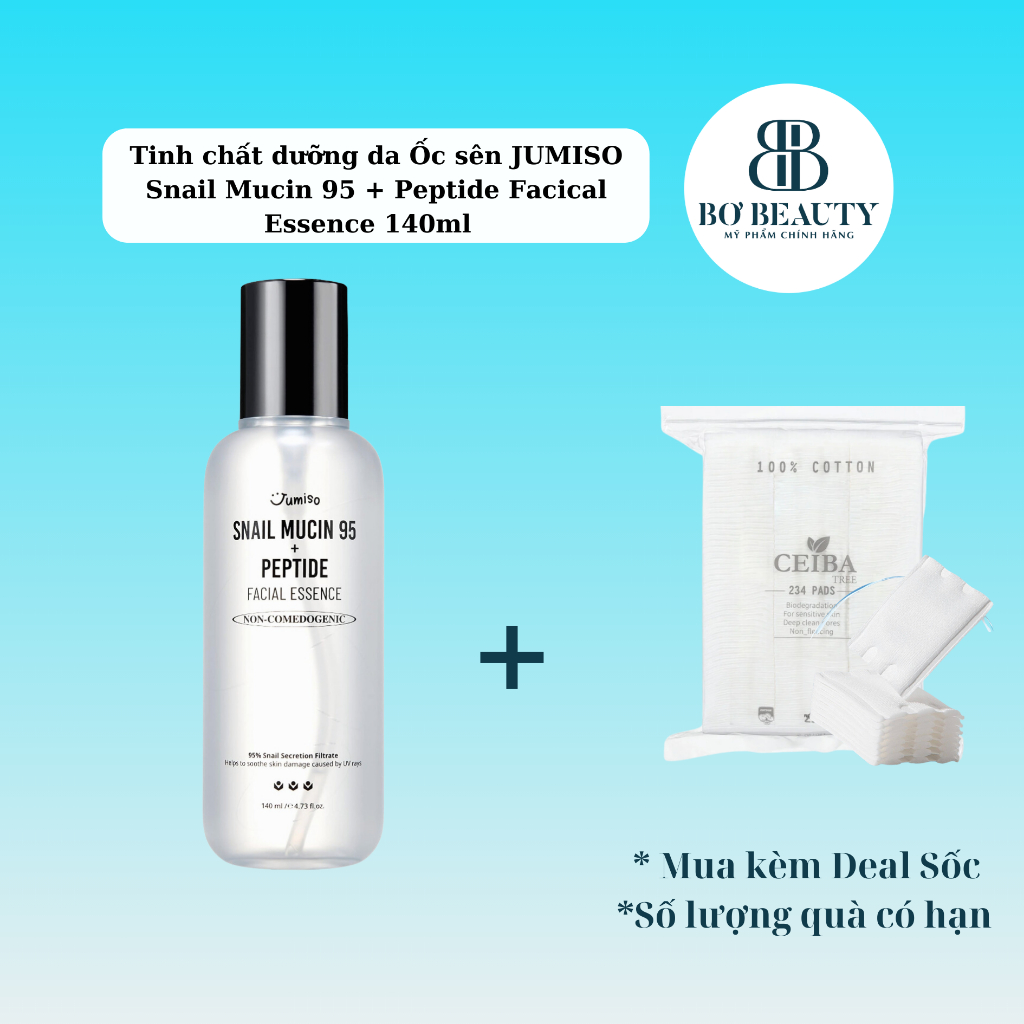Tinh chất dưỡng da Ốc sên JUMISO Snail Mucin 95 + Peptide Facical ...