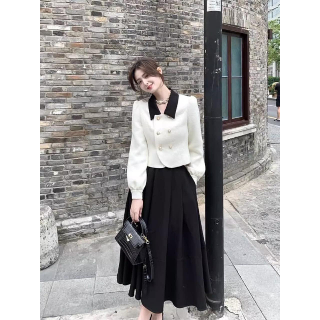 Set váy tiểu thư S243 | Shopee Việt Nam