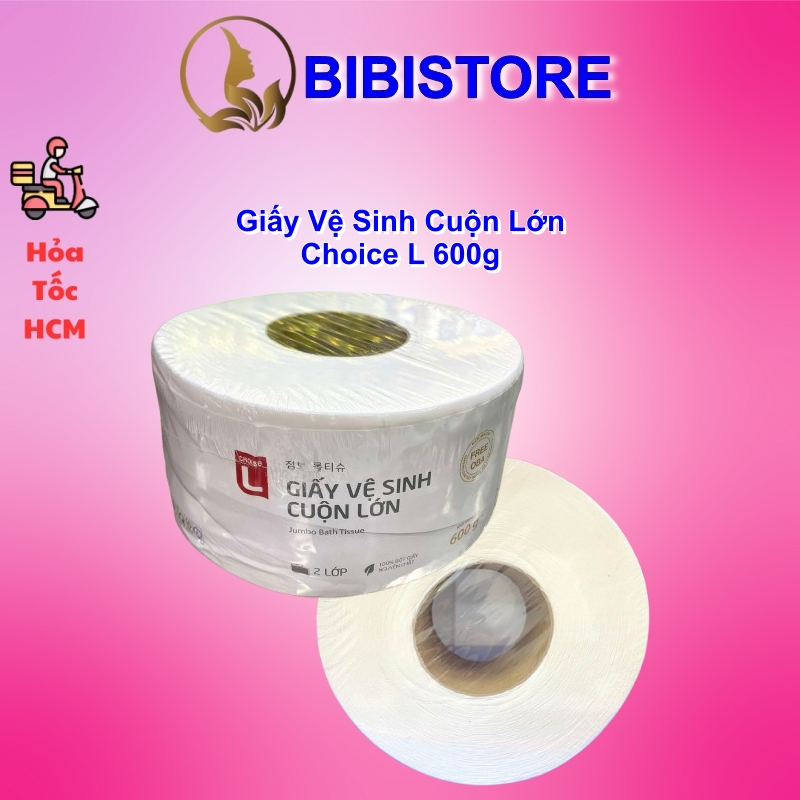 Giấy Vệ Sinh Cuộn Lớn Lotte Choice L Hàn Quốc 2 Lớp 600g (Bibistore HCM ...