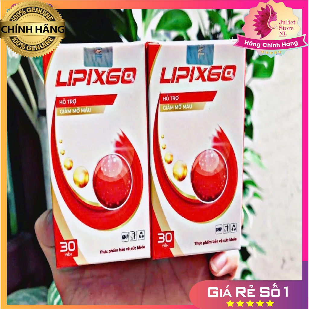 [CHÍNH HÃNG] LIPIXGO VIÊN UỐNG HỖ TRỢ SỨC KHỎE HUYẾT ÁP, PHÒNG NGỪA ĐỘT ...