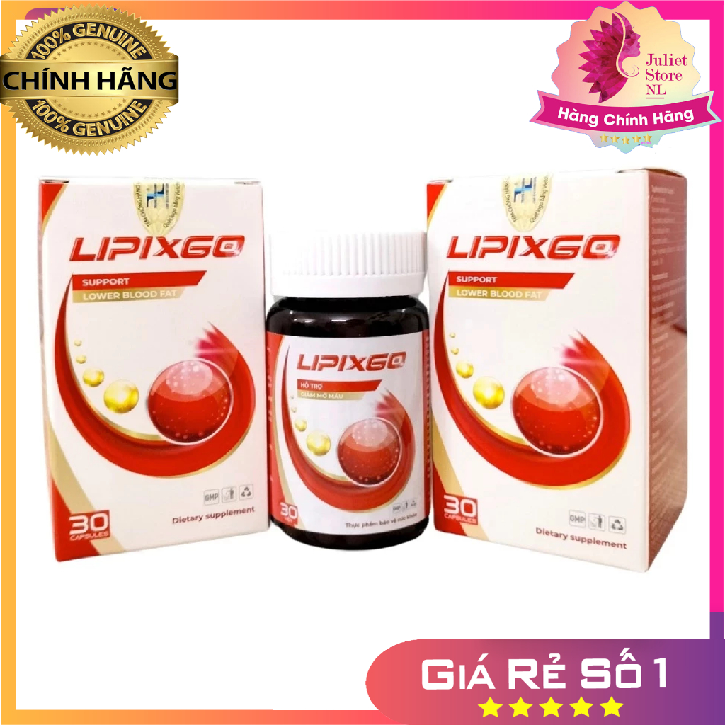 [COMBO 3 HỘP] LIPIXGO VIÊN UỐNG HỖ TRỢ SỨC KHỎE HUYẾT ÁP, PHÒNG NGỪA ...
