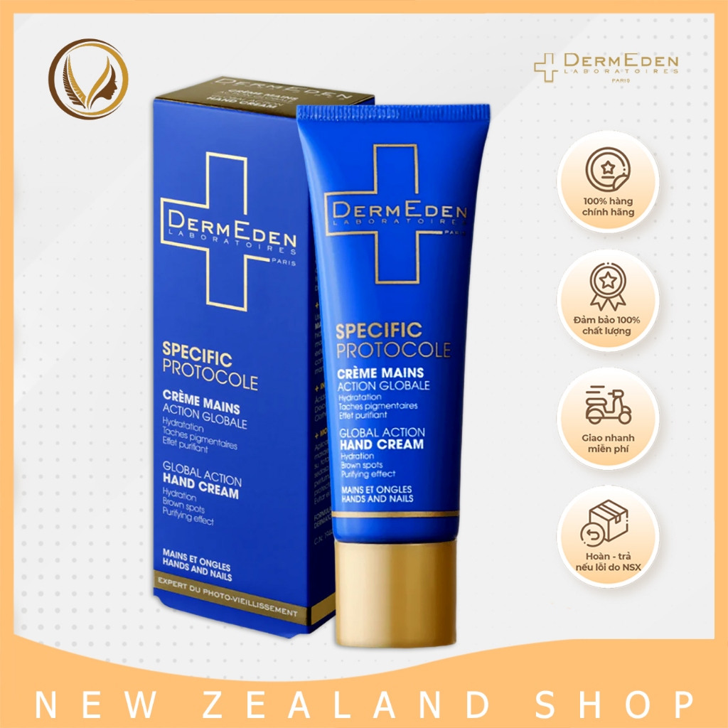 Kem dưỡng da tay DermEden Specific Protocole Global Action Hand Cream ...