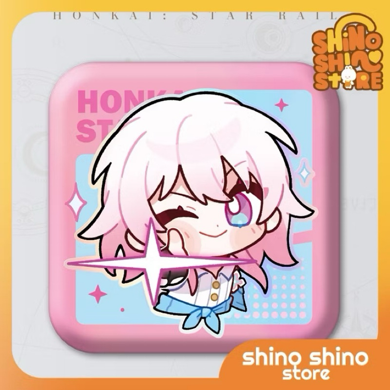 [sẵn] huy hiệu vuông chibi MARCH 7TH honkai star rail chính hãng từ ...