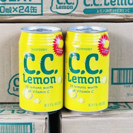 Nước uống Suntory CC Lemon 350ml (Lon) | Shopee Việt Nam
