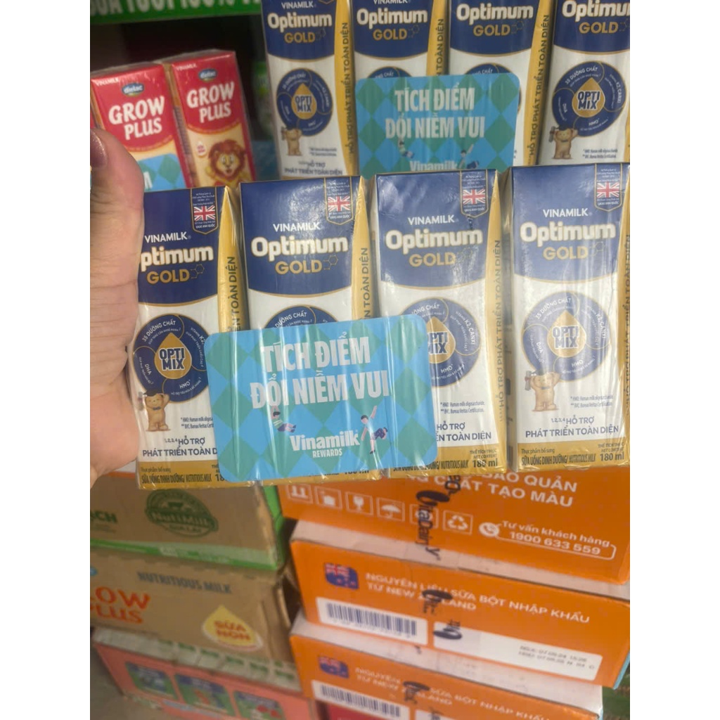 Date 6/2025 - Sữa uống dinh dưỡng Optimum Gold 180ml ,Growplus 180ml(1 thùng 48 hộp) | Shopee ...