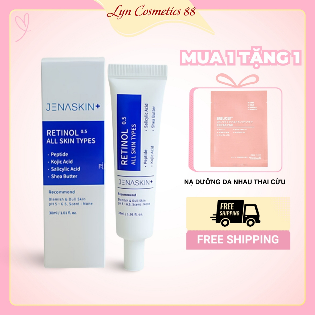 Kem retinol, kem dưỡng retinol 0.5% Jenaskin All Skin Types,tái tạo trẻ ...