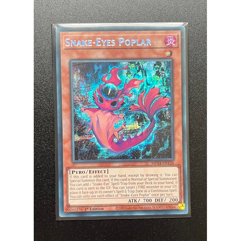 [Thẻ bài Yugioh] - [TCG-UK] - MP24-EN128 - Snake-Eyes Poplar - Prismatic Secret Rare 1st Edition ...