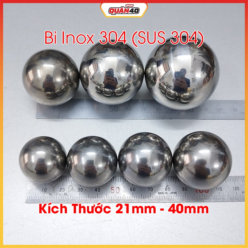 Bi Inox 304 (SUS 304) | Kích Thước 21mm - 40mm - Hàng Nhập Khẩu | Shopee Việt Nam