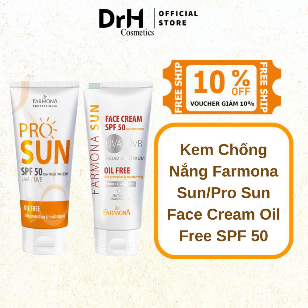 Kem Chống Nắng Farmona Sun Face Cream Oil Free SPF 50 | Shopee Việt Nam