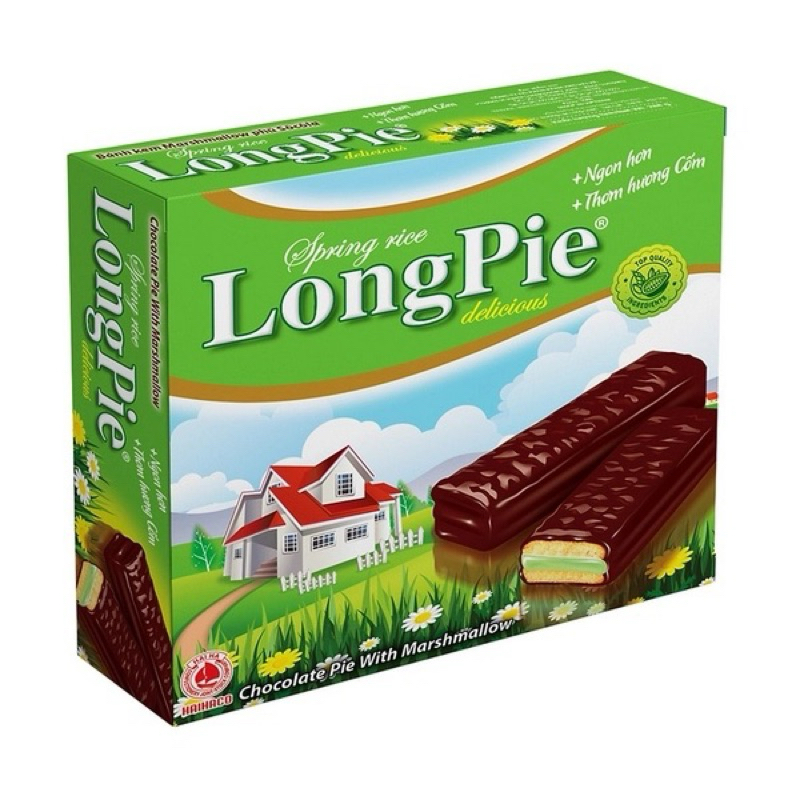 [Thùng 10 hộp] Bánh Long Pie Cốm Hải Hà Hộp 288g | Shopee Việt Nam