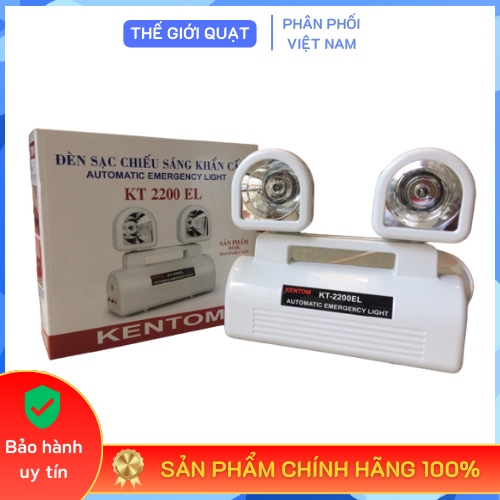[HỎA TỐC] Đèn sạc Kentom KT2200 LED chiếu sáng khẩn cấp khi nhà mất ...