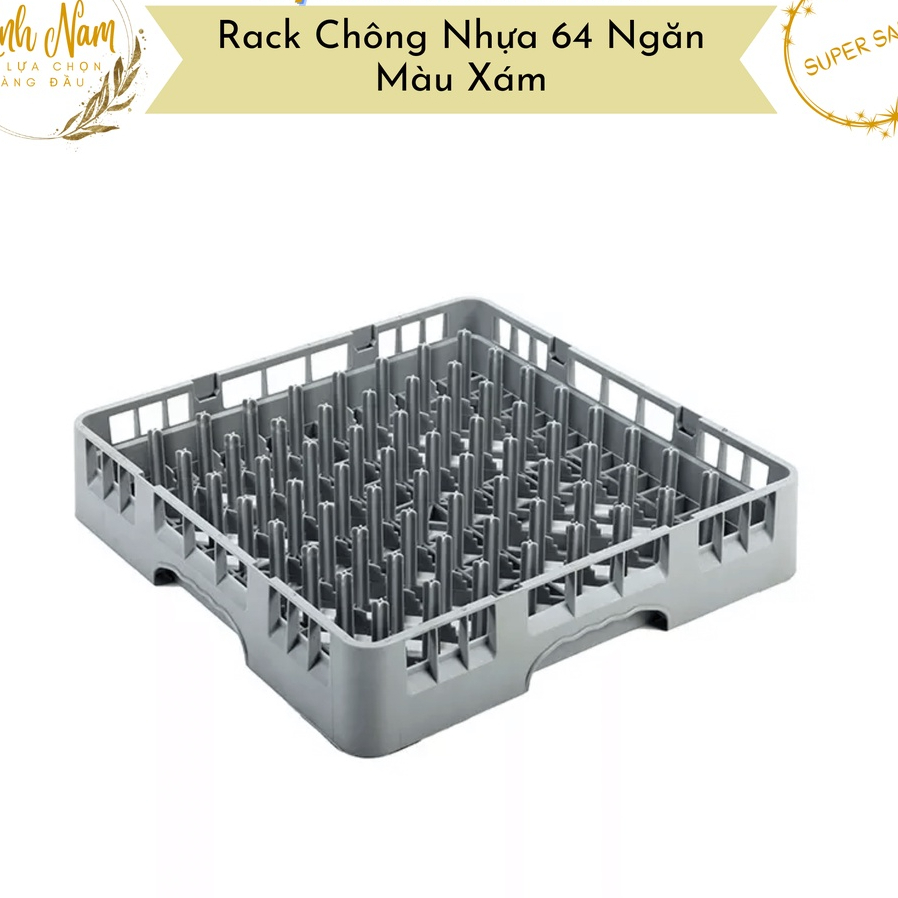 Rack Nhựa Chông 64 GX065 Dùng Cho Máy Rửa Chén Công Nghiệp | Shopee ...