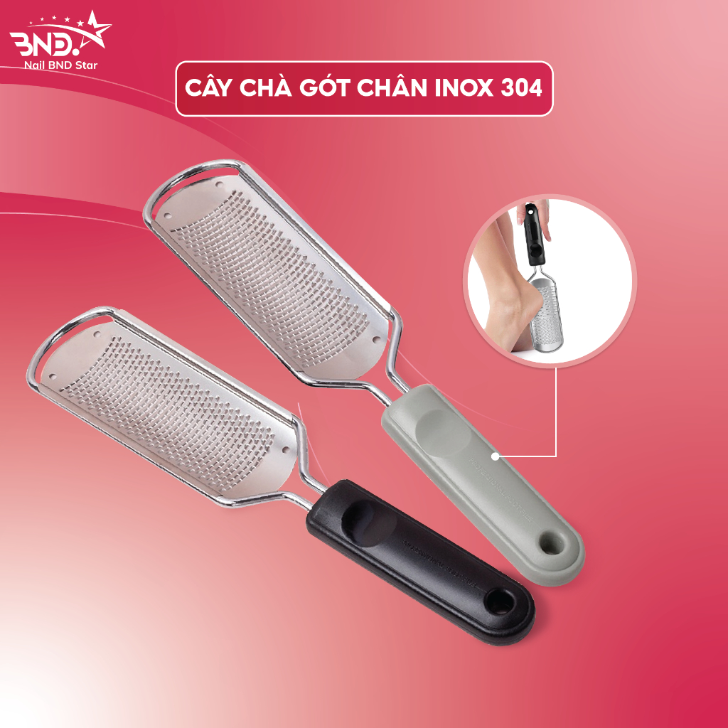 Cây chà gót chân inox 304 - Dụng cụ chà gót có thể thay lưỡi, bén hiệu ...