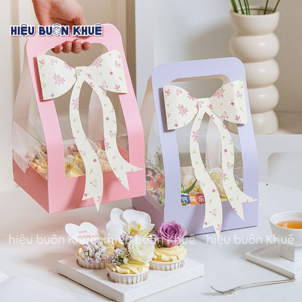 10 Túi Giấy Đựng Cupcake, Bánh Lạnh Xinh Yêu Làm Quà Tặng Sinh Nhật, Lễ ...