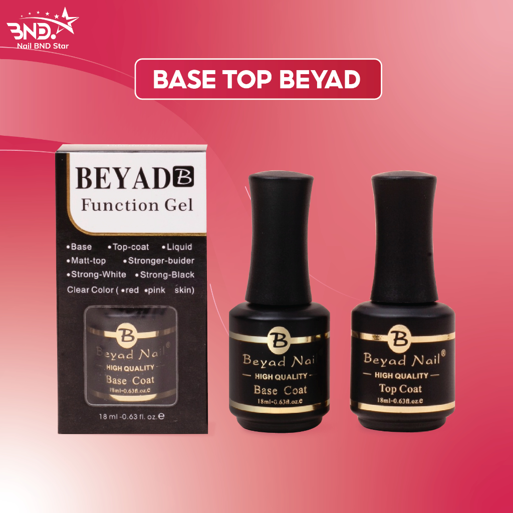 Base top Beyad - Sơn gel liên kết và top phủ rất bền và bóng 18ml ...