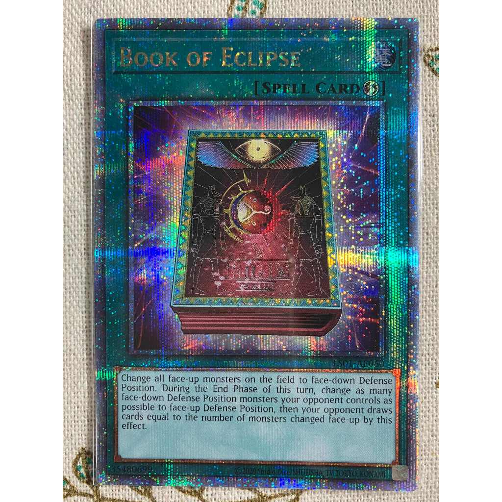 [LiLy_Yugioh] Lá bài ES01-AE060 Book of Eclipse (QCSR) | Shopee Việt Nam